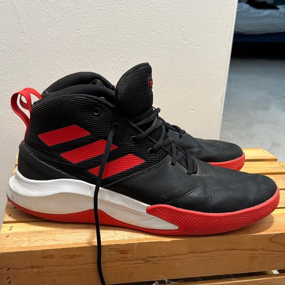 adidas | Shoes | Adidas Mens Black And Red Sneakers | Poshmark